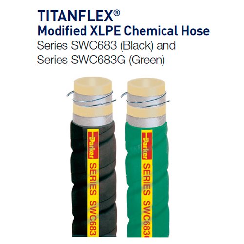 TITANFLEX® Modified XLPE Chemical Hose Series SWC683 (Black) and Series ...