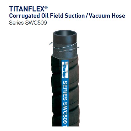 TITANFLEX® Corrugated Oil Field Suction / Vacuum Hose Series SWC509