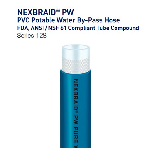 NEXBRAID® PW PVC Potable Water By-Pass Hose FDA, ANSI / NSF 61 ...